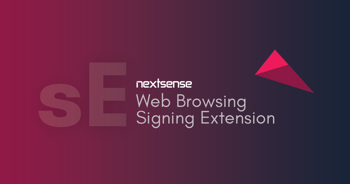 Nextsense Web Browser Signing Extension
