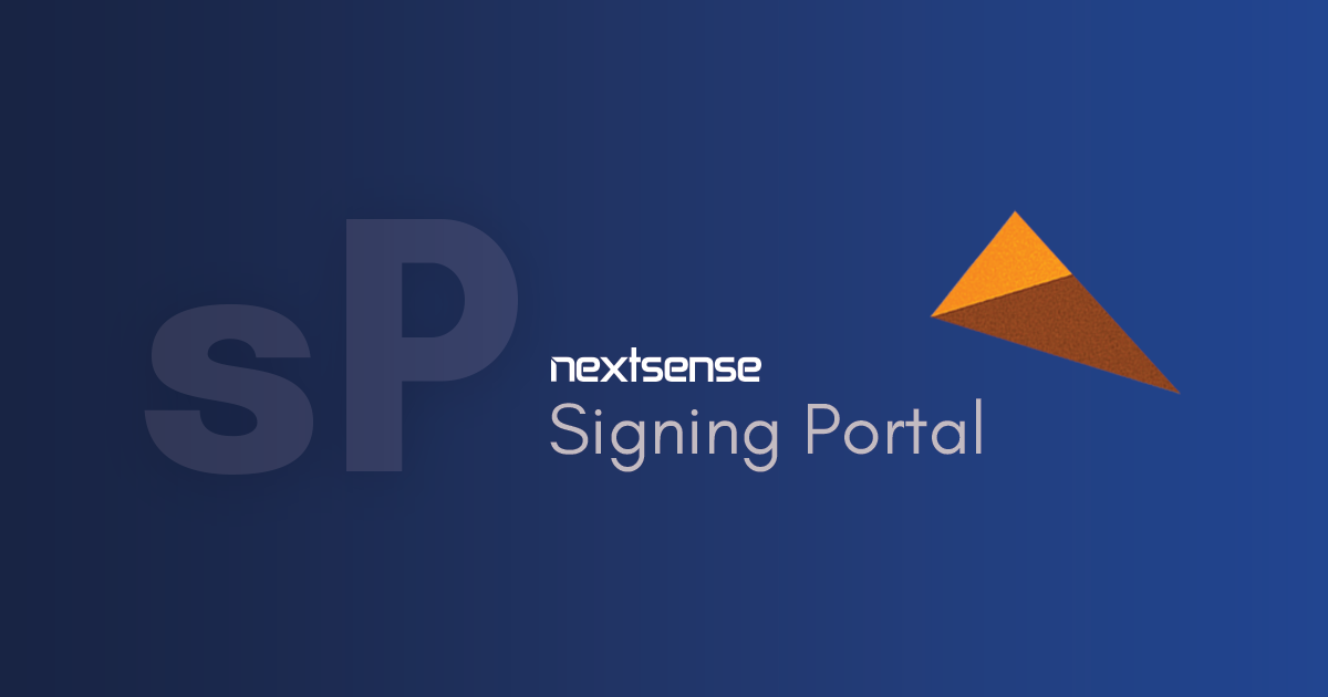 Nextsense Signing Portal - Orchestration of Digital Signing Process